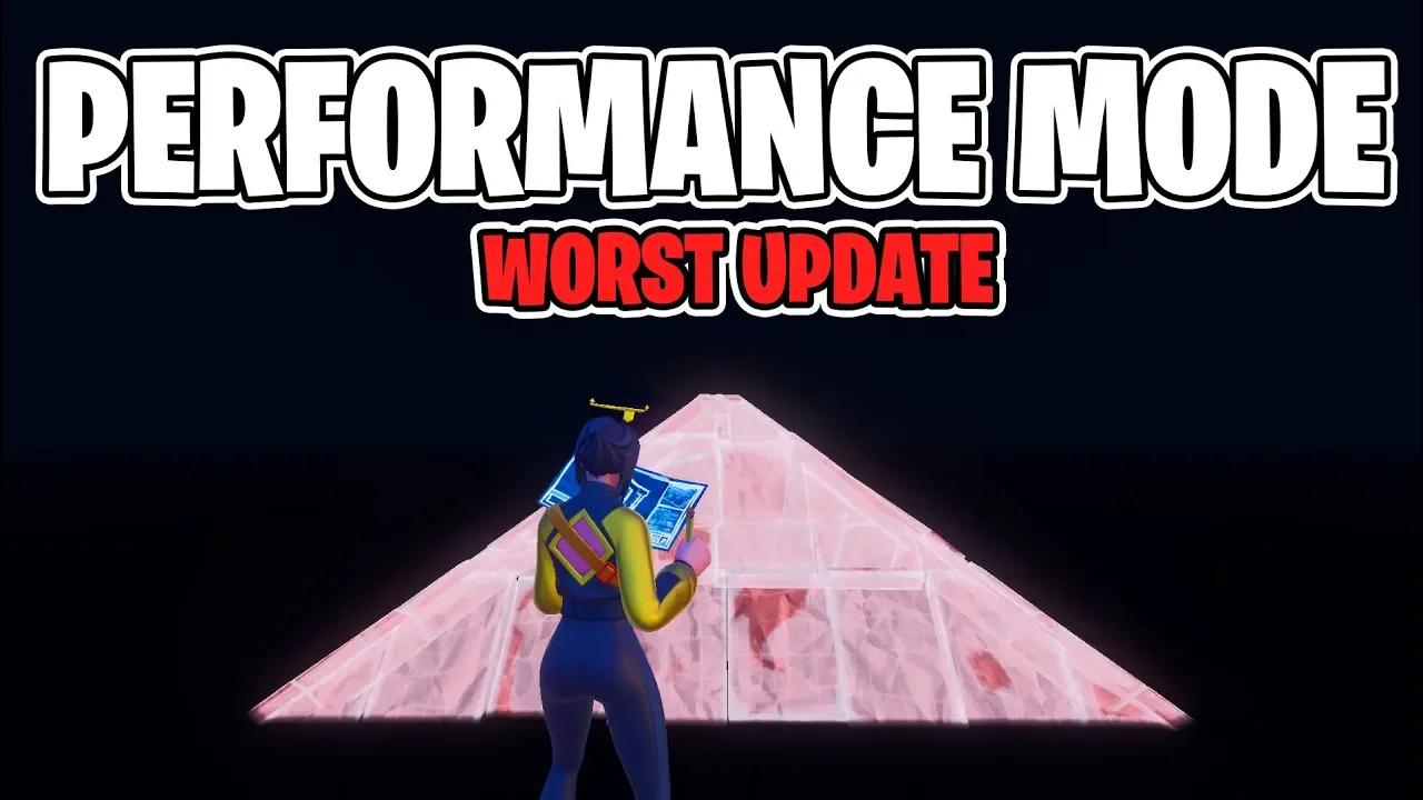 The Worst New Performance mode (new season 2) Fortnite
