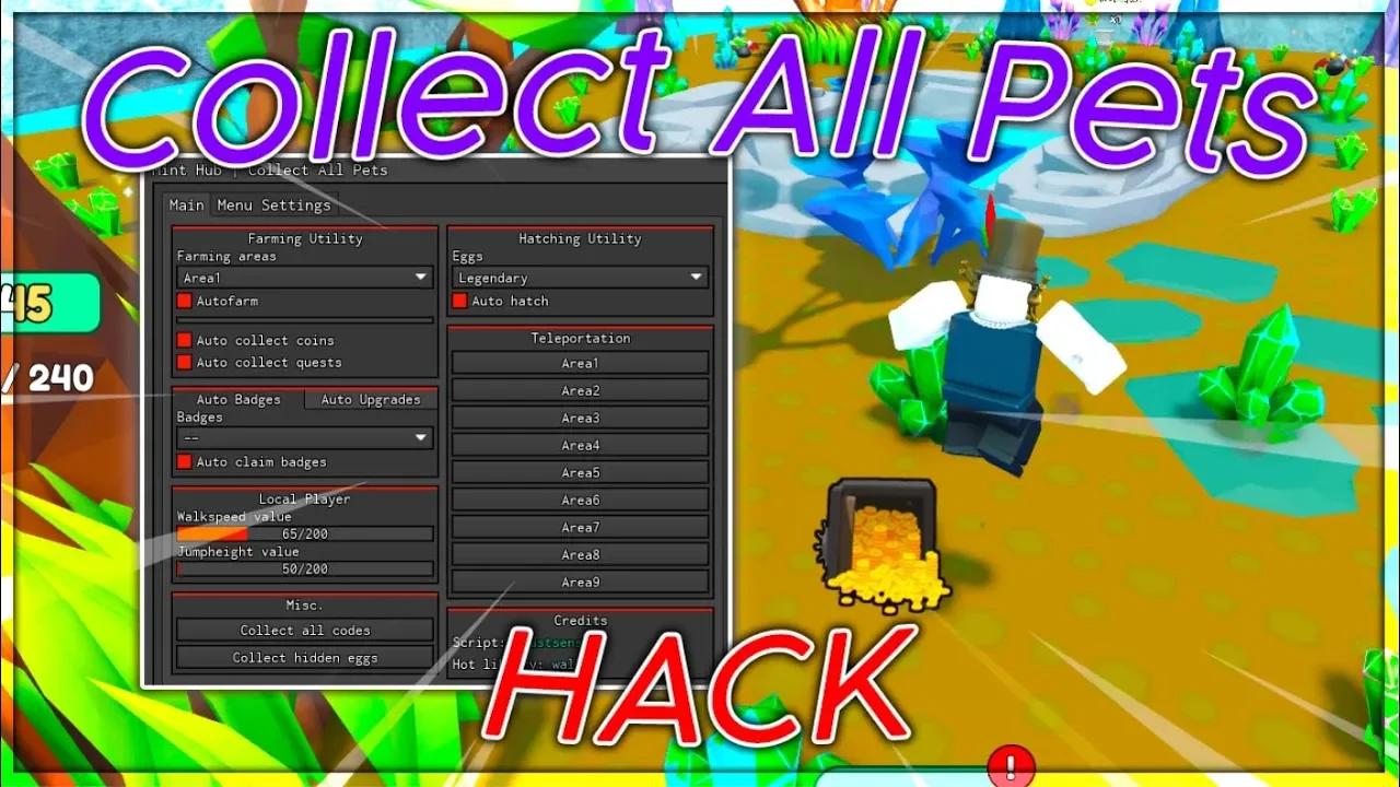 BEST Collect All Pets Hack Script GUI | Unlimited Coins, OP Auto Farm ...