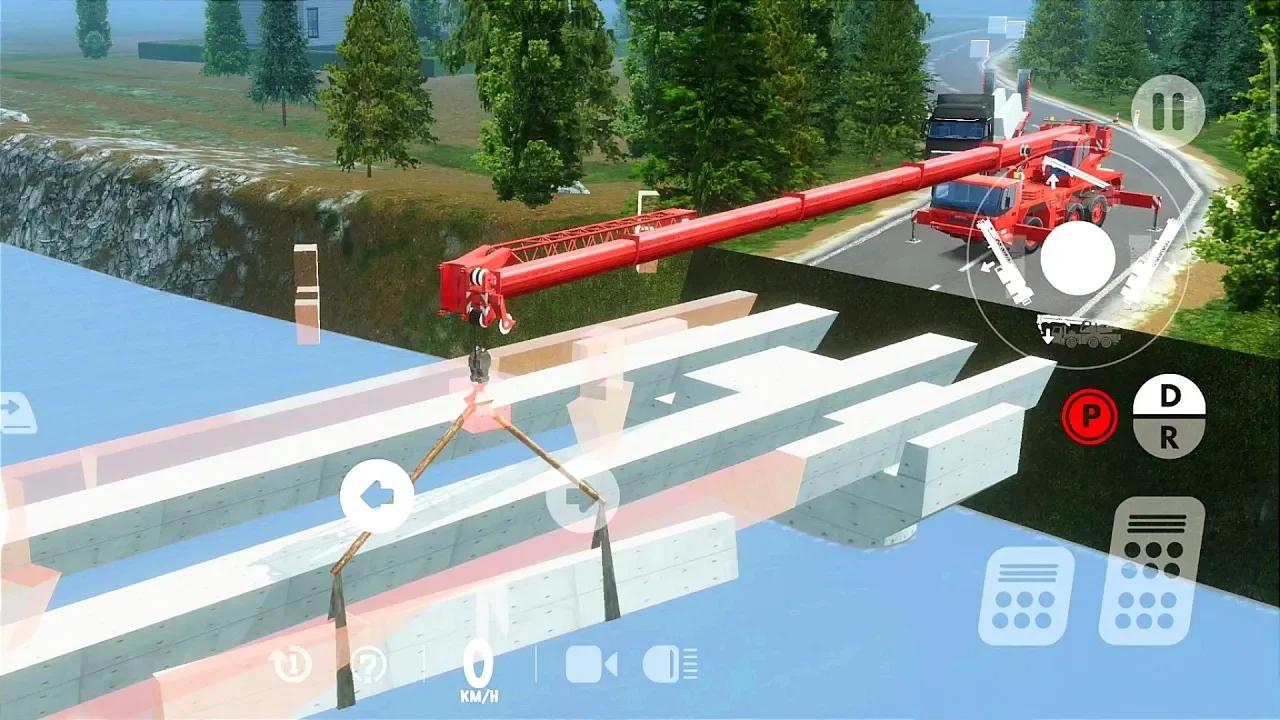 Constructing Long Bridge Over River | Heavy Machines & Mining Android ...