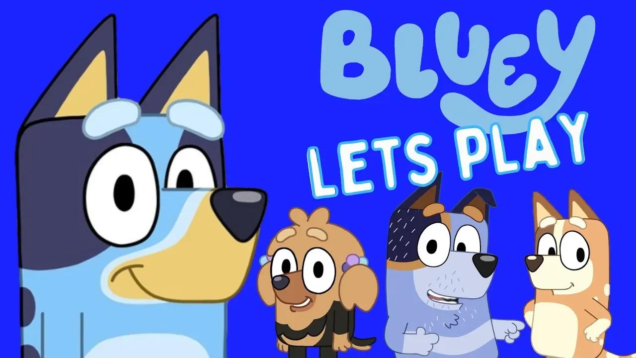Bluey Lets Play: Episode - Beach, Hammerbarn & Classroom Bluey TV Show ...