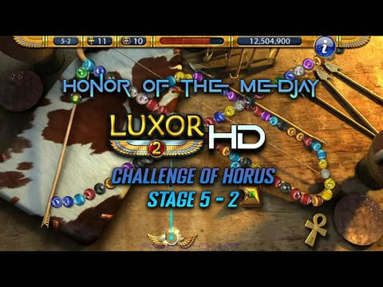 Luxor 2 HD [2012] | Challenge of Horus - Stage 5 - 2 : Honor of the Medjay