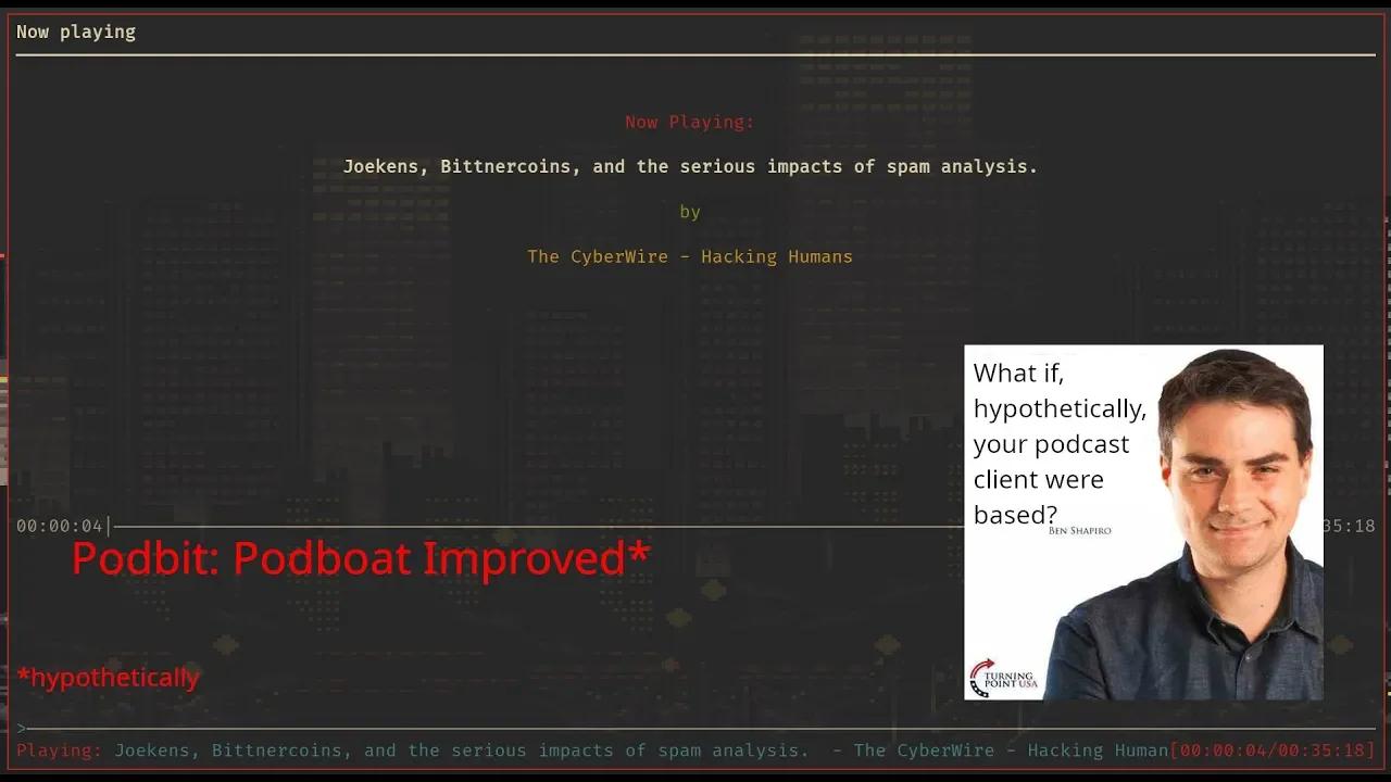 Podbit: Based podcast client for your terminal