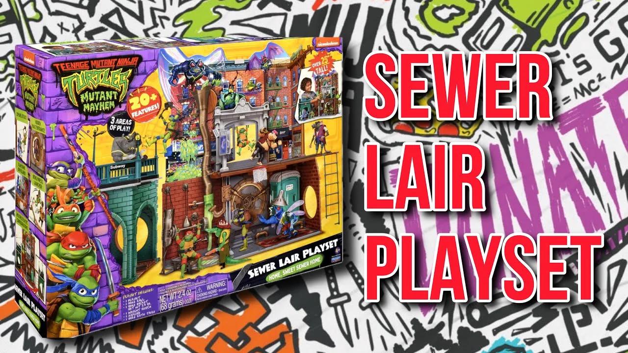 TMNT mutant mayhem sewer lair playset