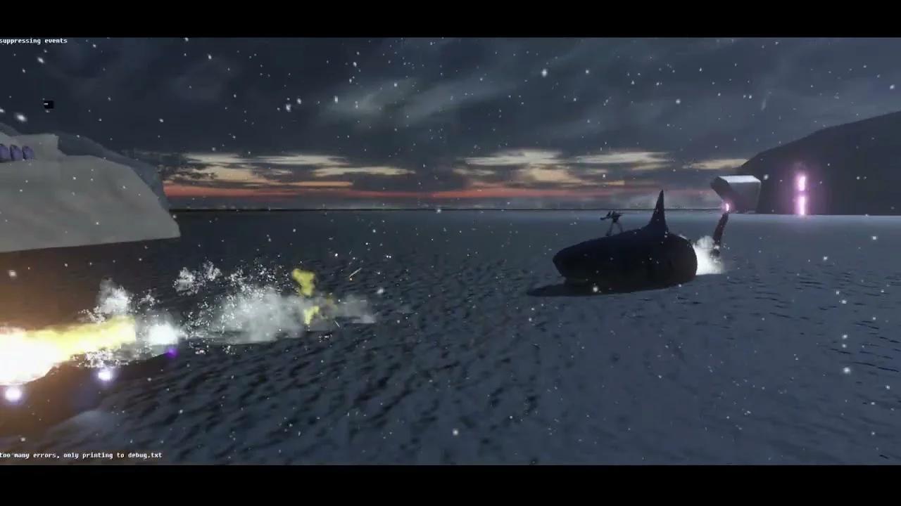 Halo 3 Megalodon Progress (SHARKS WITH LASER BEAMS!!!!)
