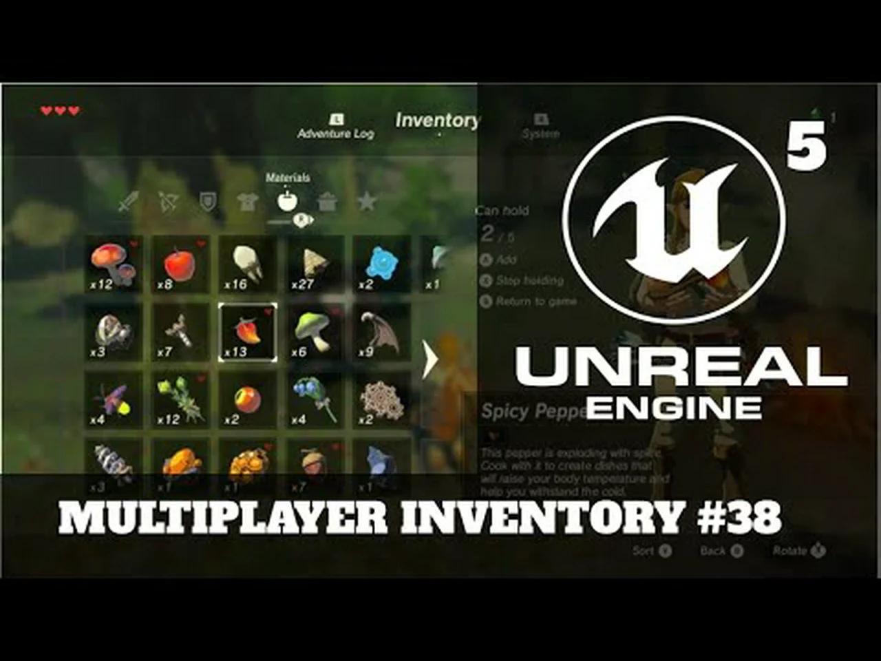 UE5 - Multiplayer Inventory Component #38- Main hand and offhand slots