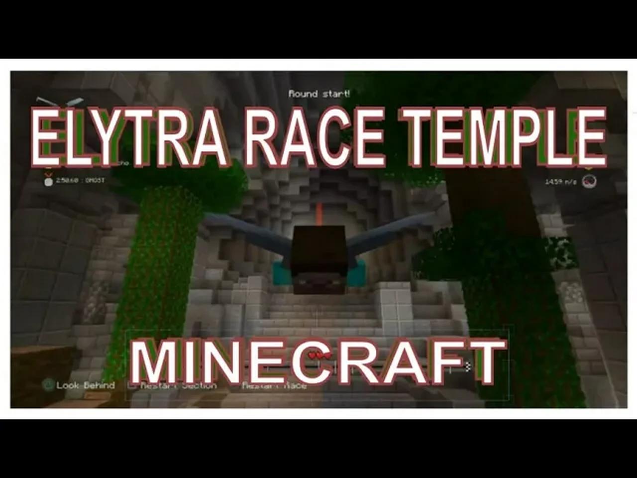 MINECRAFT | Carrera Elytra: Temple 😆 Dany Gameplay 😆