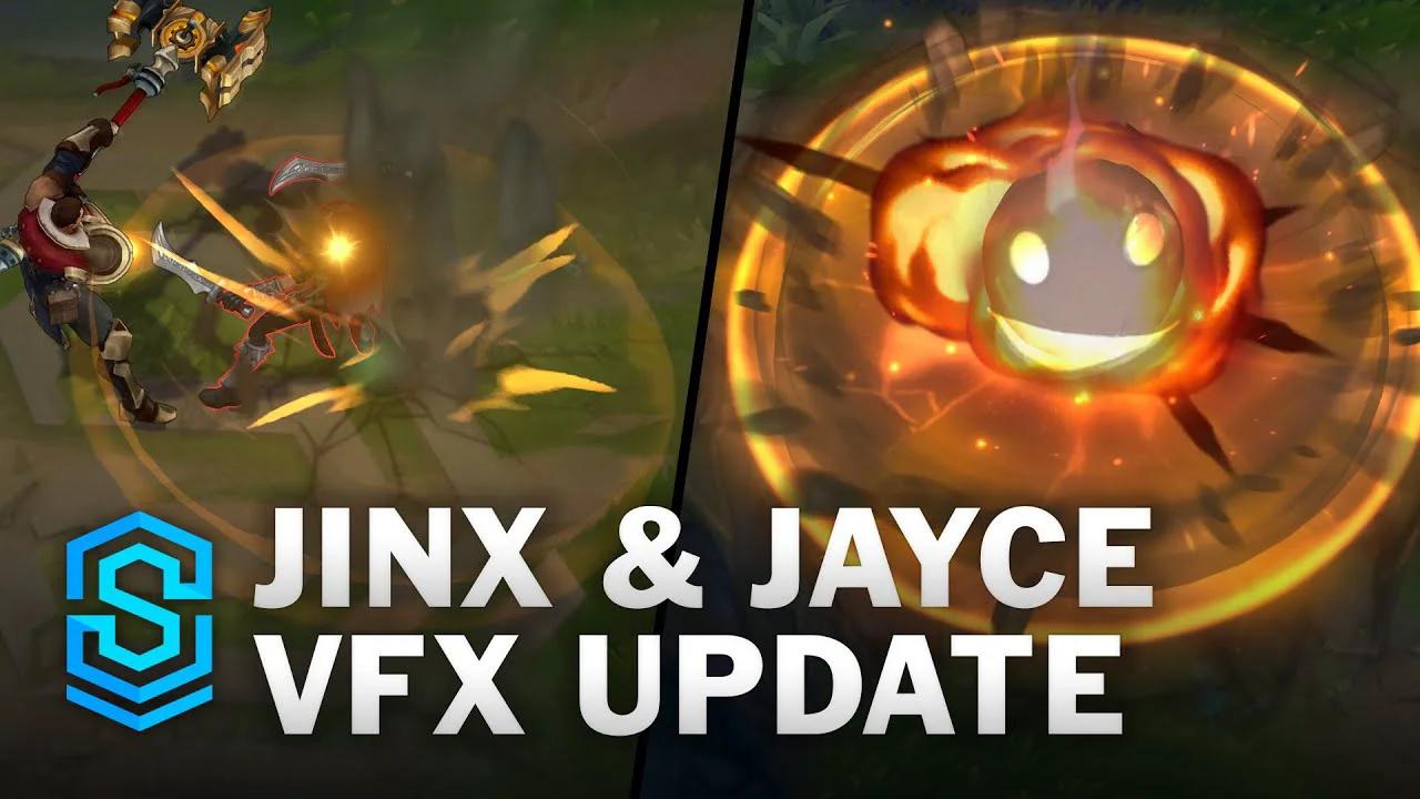 Jinx & Jayce Visual Effect Update Comparison - All Affected Skins ...