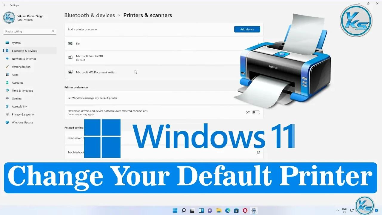 How To Change Your Default Printer in Windows 11