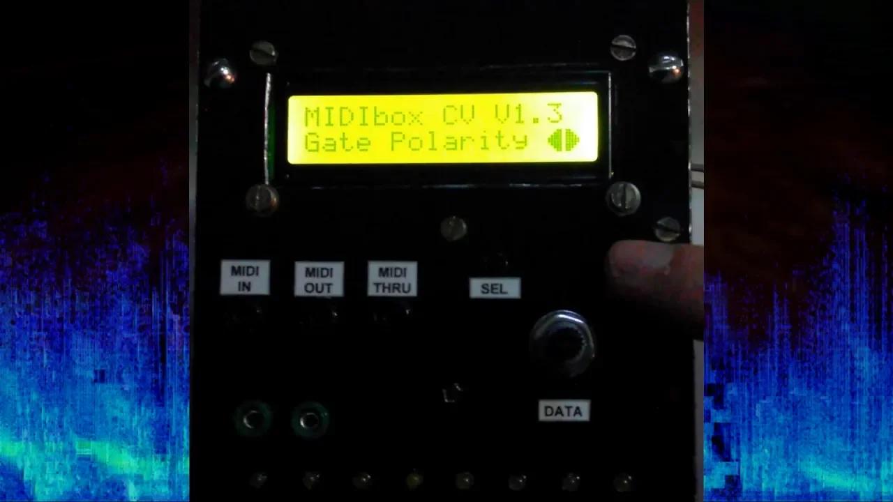 MIDI Box CV, a MIDI to Control Voltage Converter from the MIDI Box project Part 02 - Configuration