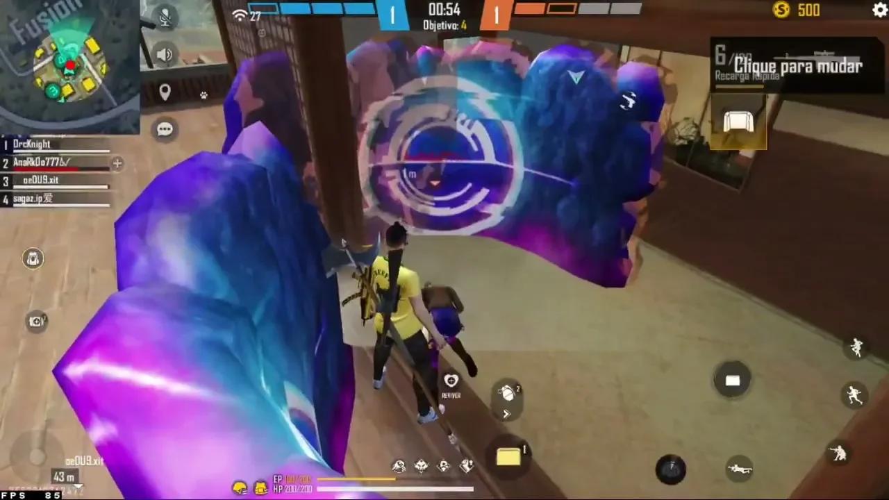 FREE FIRE GAMEPLAY🔥4V4 RYZEN 5 5600G 90 FPS🔥