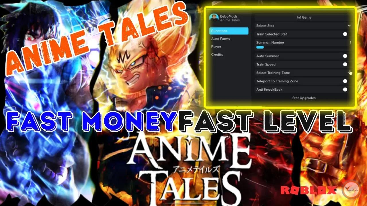 Anime Tales Script GUI | Auto Farm | Auto Train