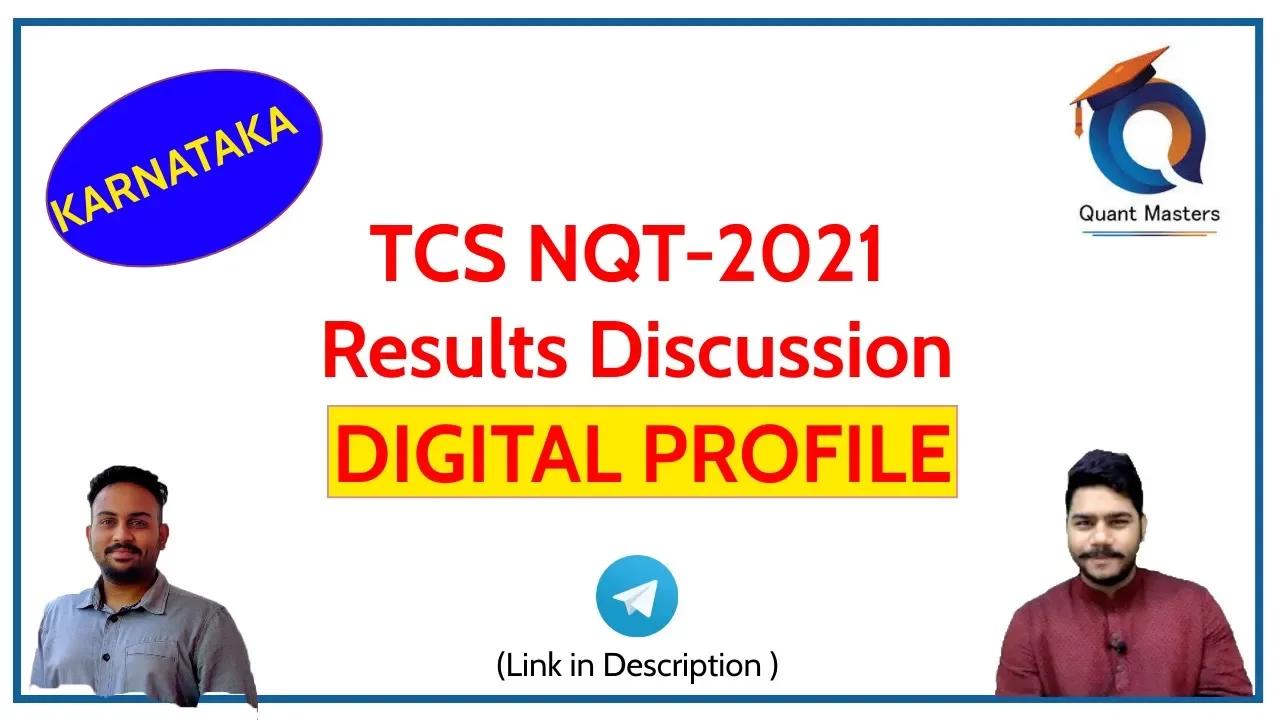 TCS NQT 2021 Digital Profile Placed Student Experience #tcsnqt #tcsnqt2021