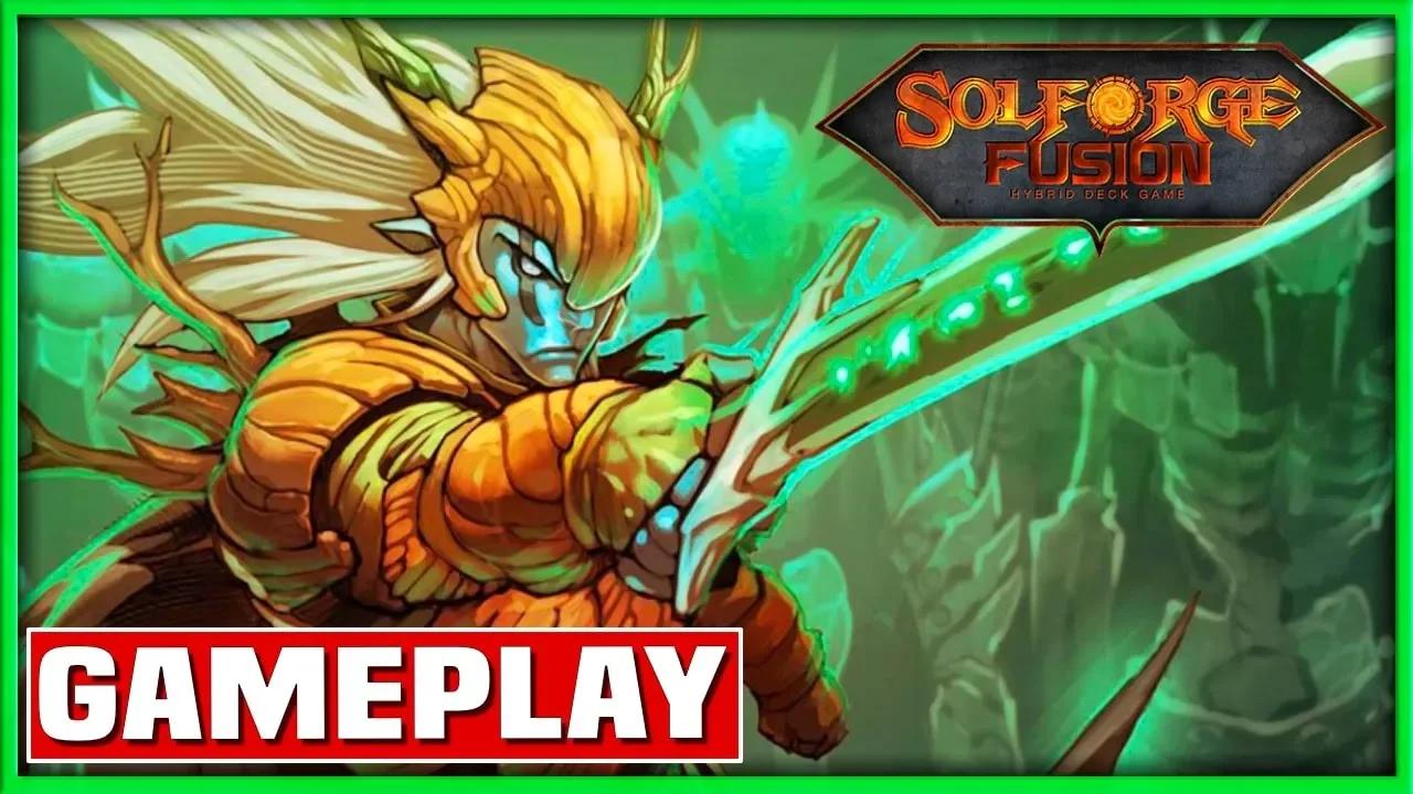 SOLFORGE FUSION Gameplay 🎮 Tutorial Development Build | Digital Card ...