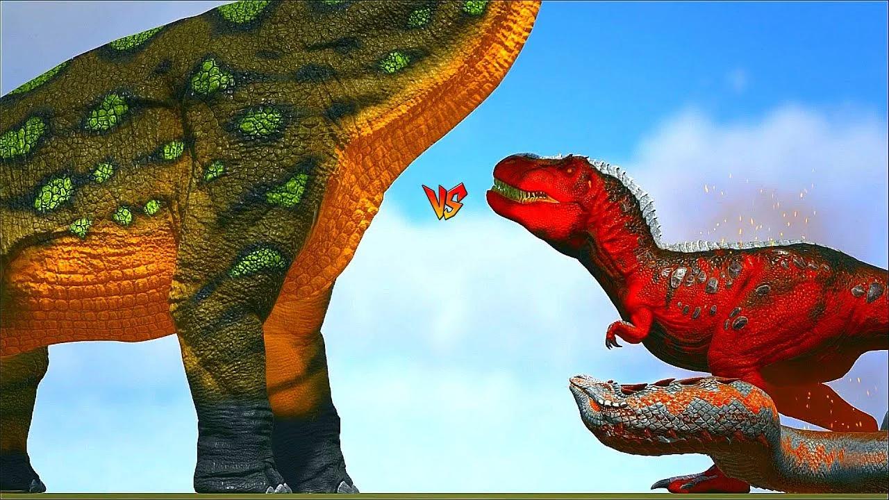 Ark Survival - BRACHIOSAURUS vs ALPHA DINOS [Ep.477]