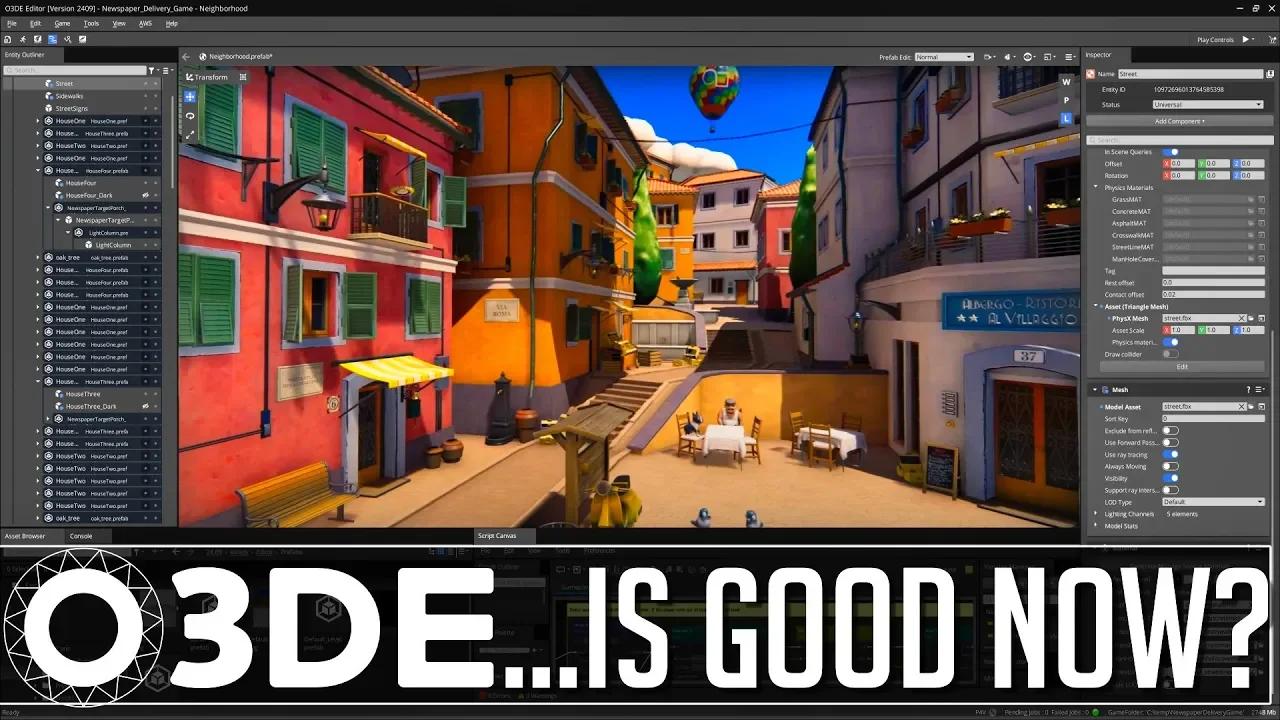 The O3DE Game Engine Takes a MASSIVE Leap Forward