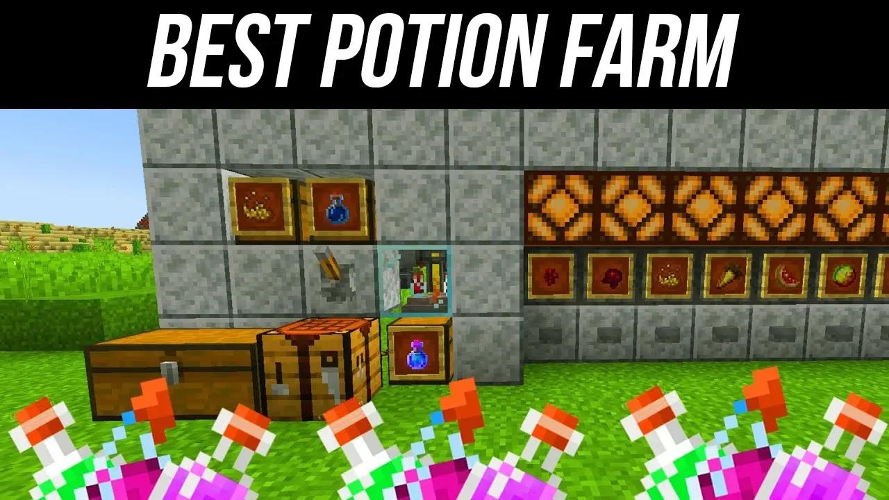 Best Automatic Potion Brewer. Potion farm. minecraft java edition