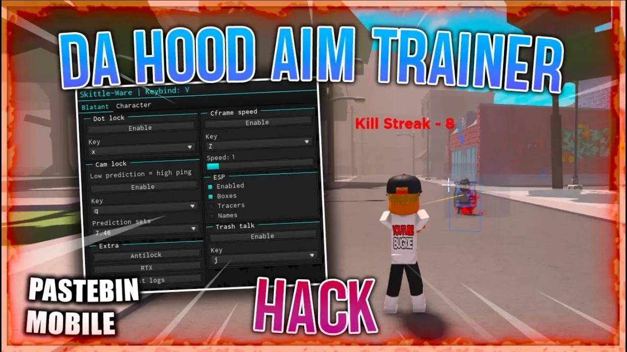 Da Hood Aim Trainer Script Hack | Aimlock, Silent Aim, Speed & More ...