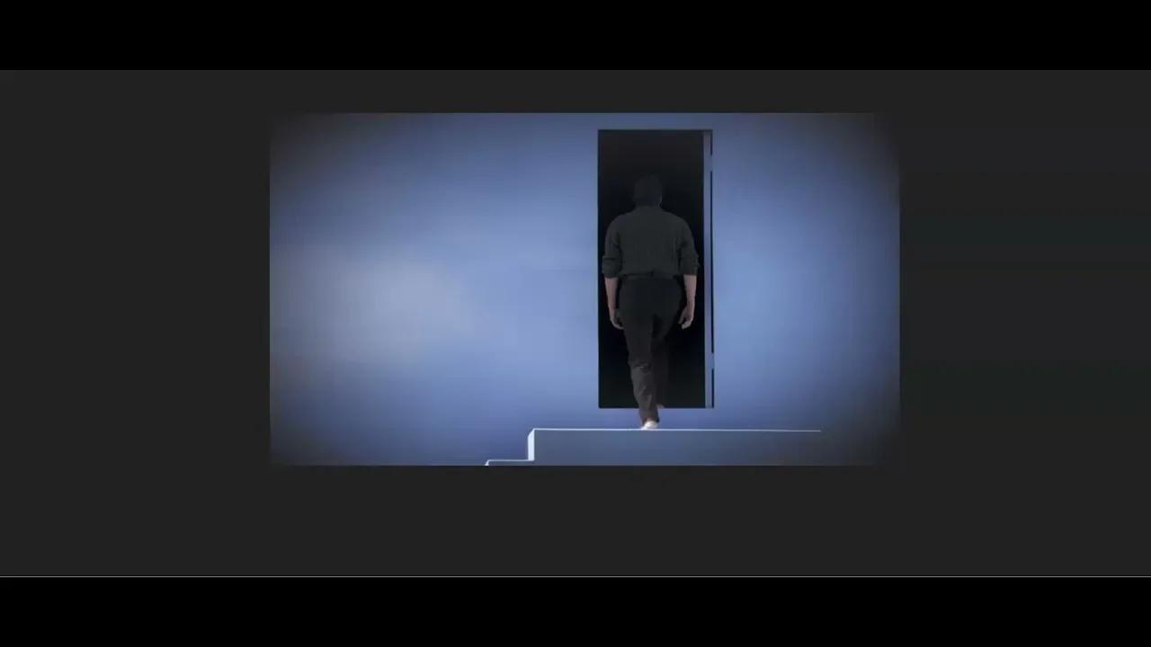 Truman show - The Exit door.