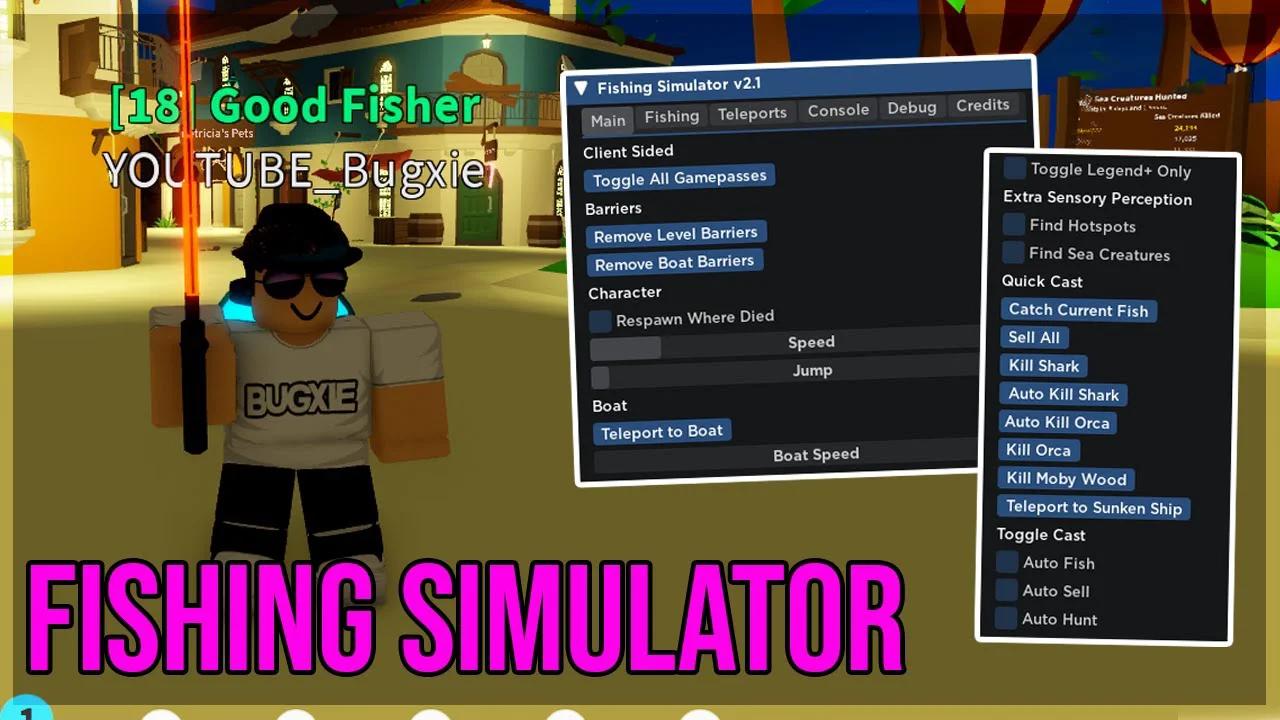 ROBLOX FISHING SIMULATOR HACK | [COINS & GEMS] SUPER OP GUI WORKING
