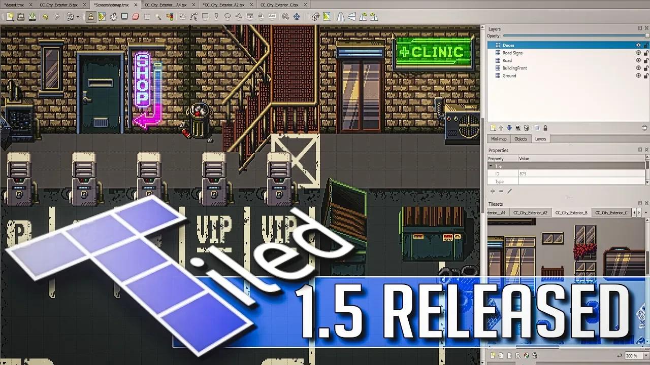 Tiled Map Editor 1.5 Release