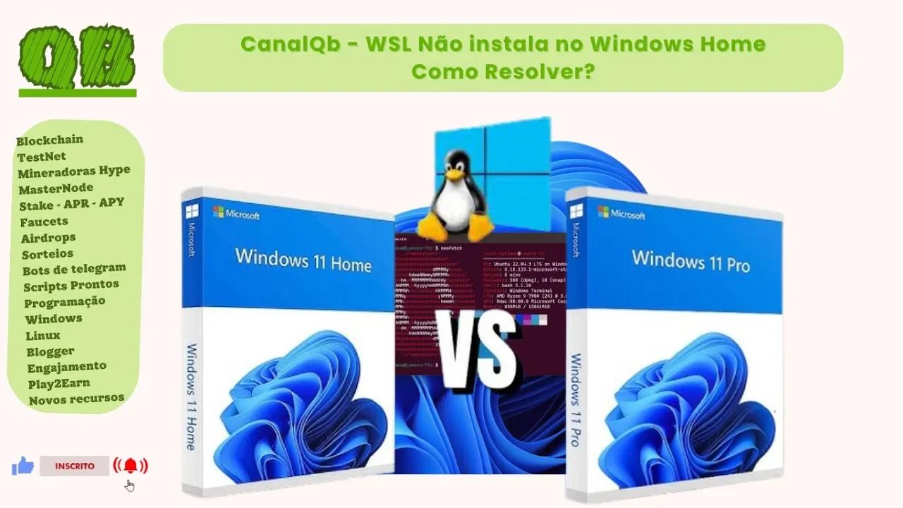 Atualizando Windows Home para Windows PRO e instalando o windows ...