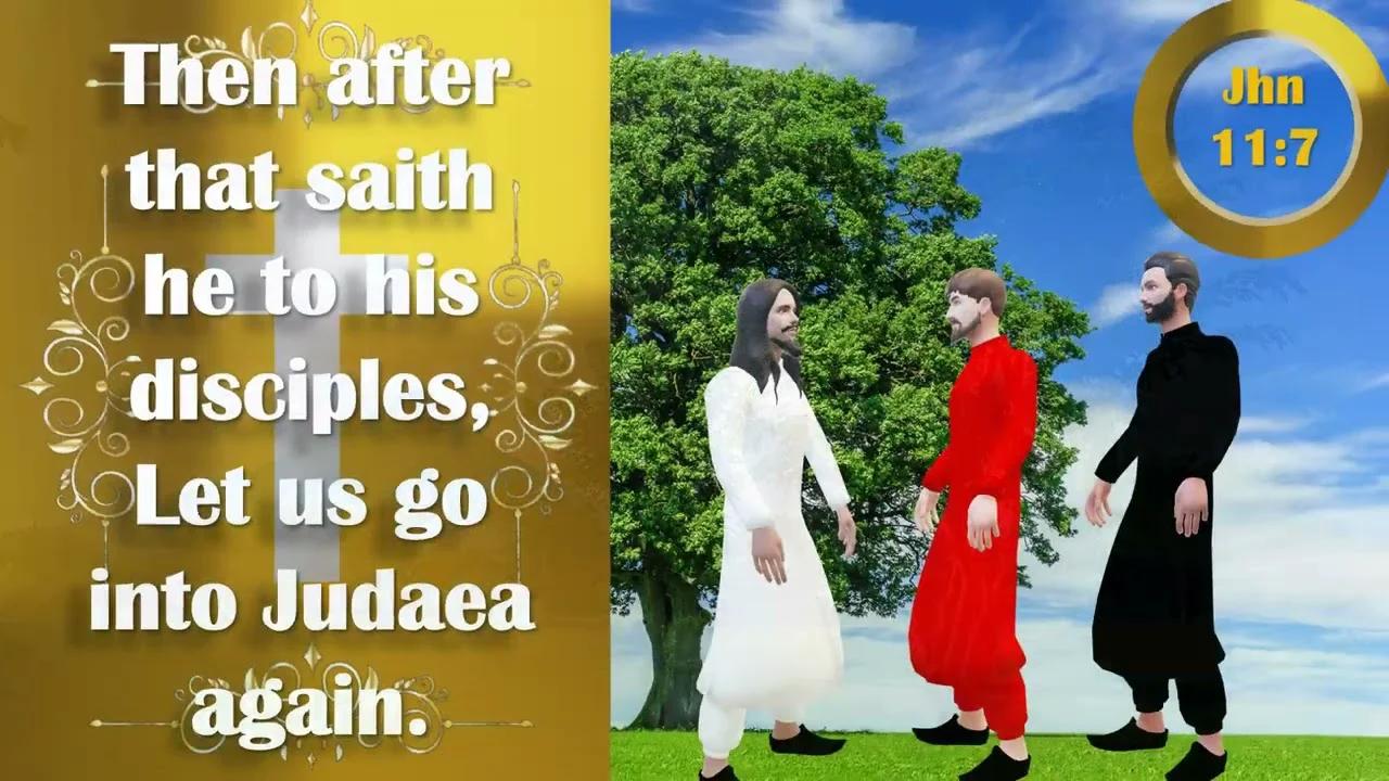 The Gospel Of John Chapter 11 Animated Bible Study Quiz With Narration ...