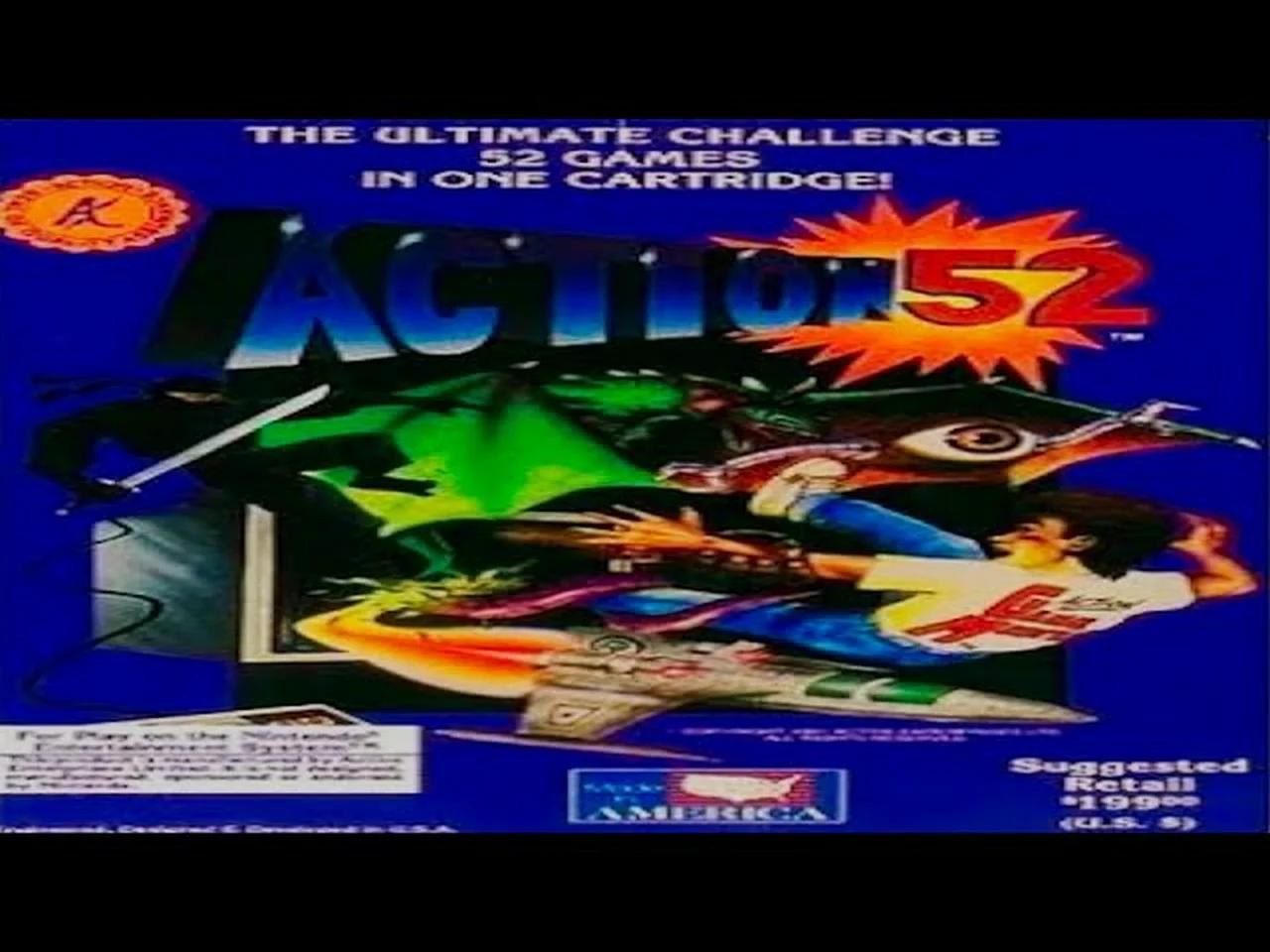 Action 52 Commercial (NES) AI Upscale Audio Enhanced 4K Ultra HD