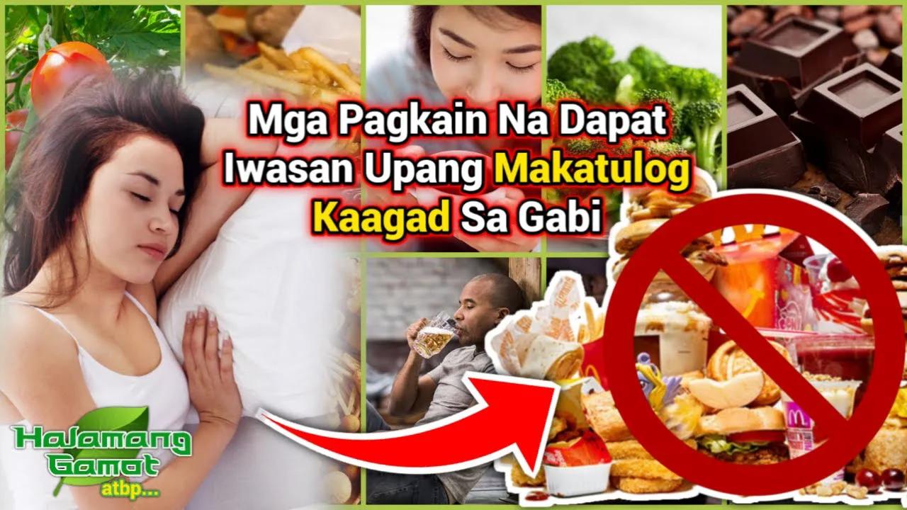Mga Pagkain Na Dapat Iwasan Upang Makatulog Kaagad | Halamang Gamot ATBP