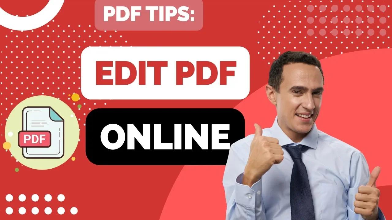 How to Edit PDF Online Using Browser