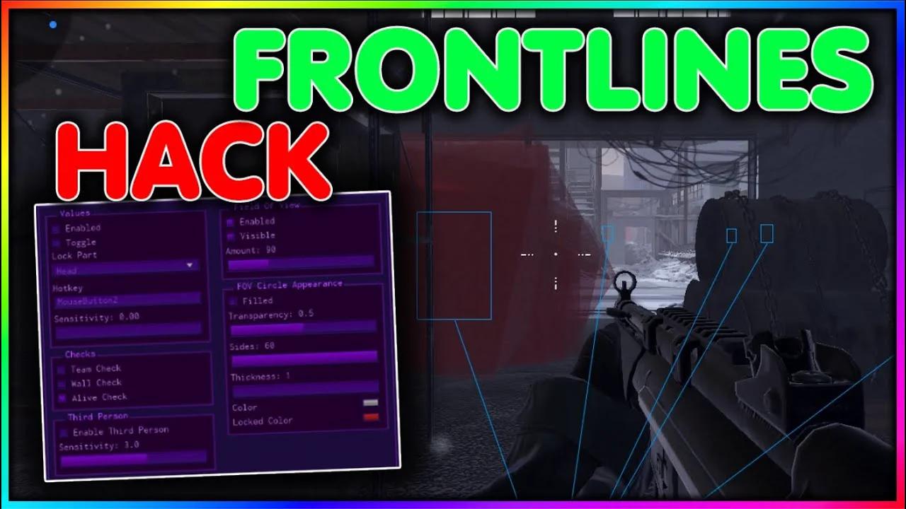 ROBLOX FRONTLINES SCRIPT/HACK GUI | AIMBOT, HITBOX EXPANDER, ESP TRACERS & MORE (*PASTEBIN 2023*)
