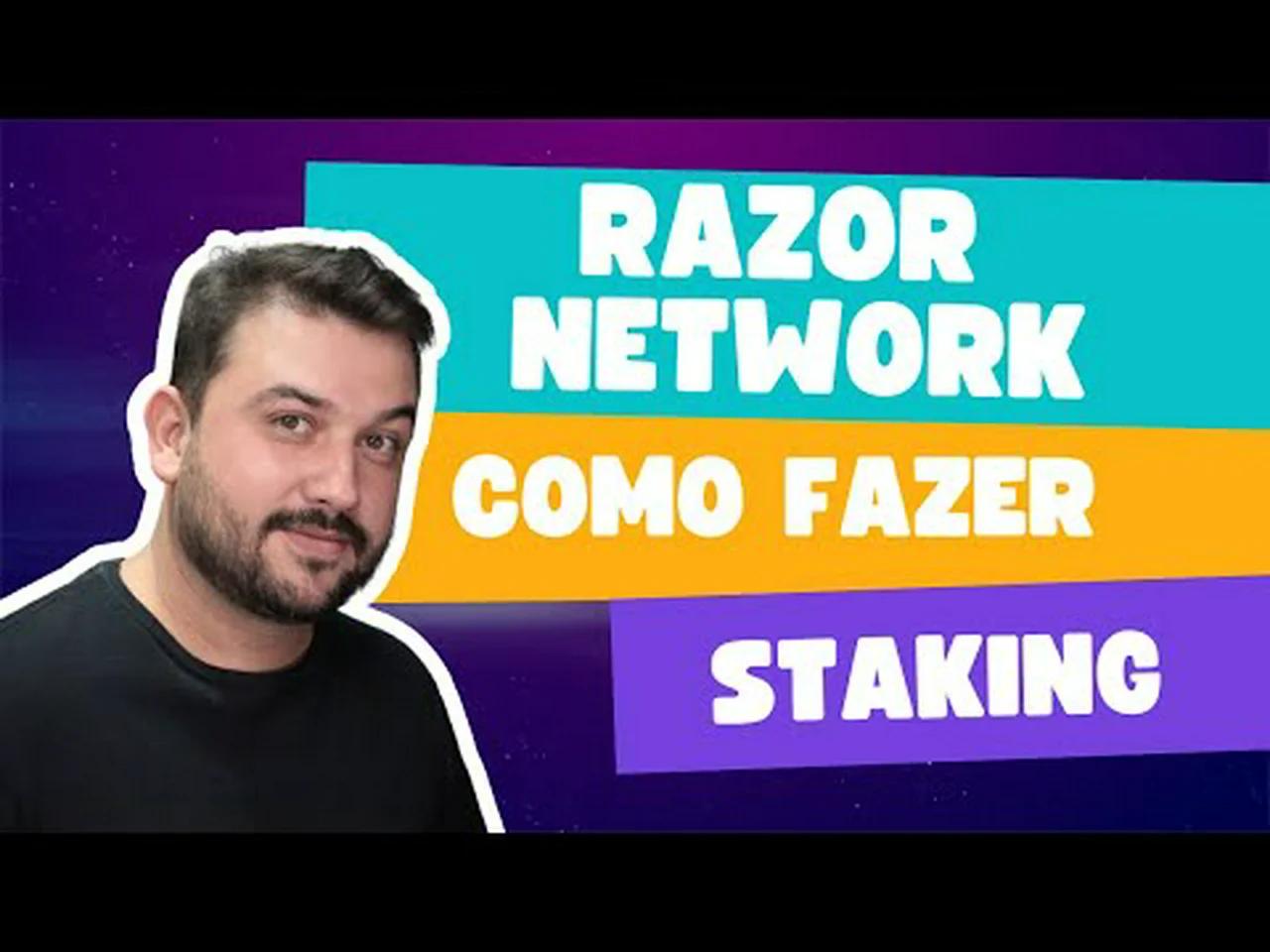 RAZOR NETWORK COMO FAZER STAKING