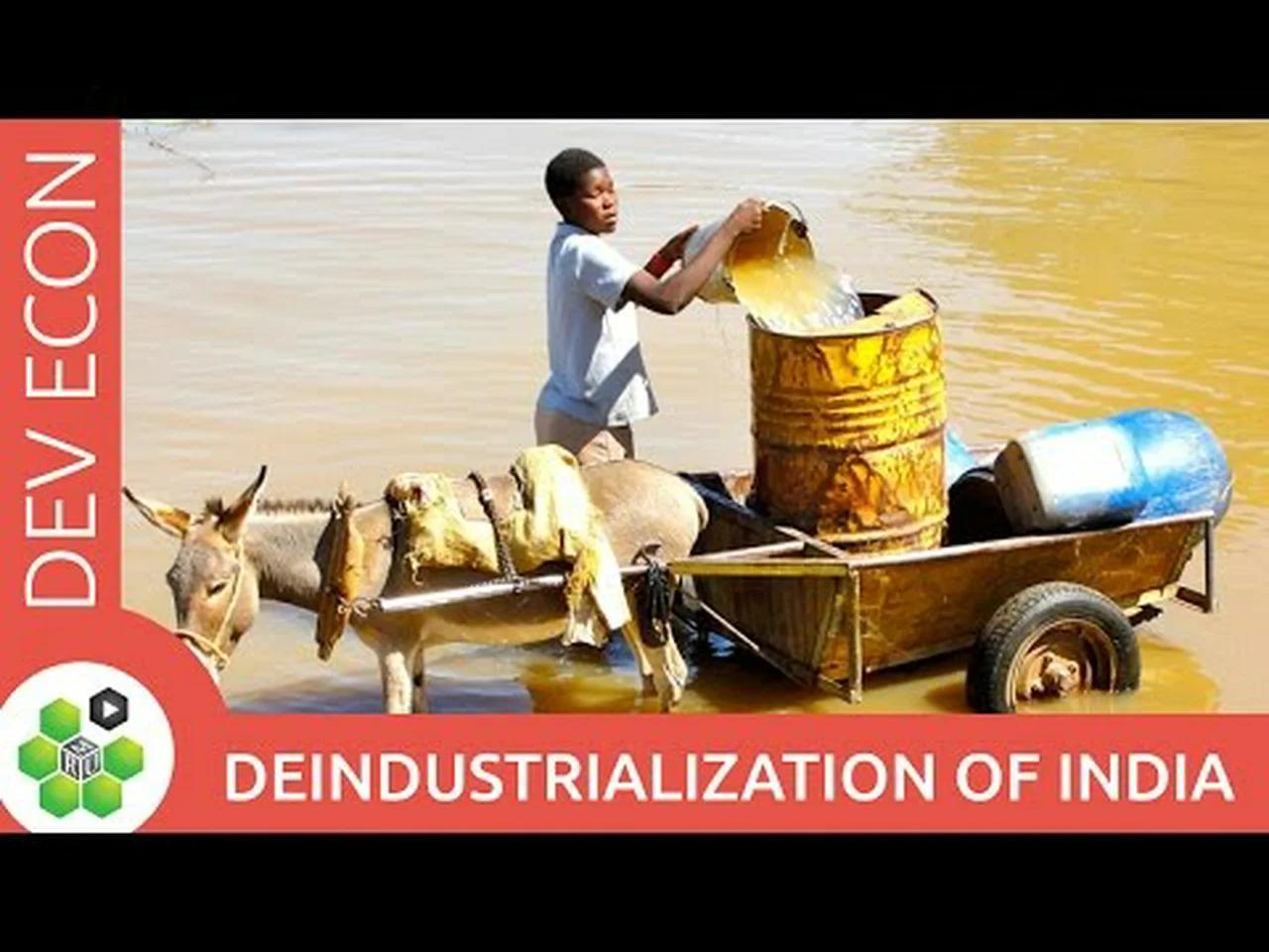 The deindustrialization of India
