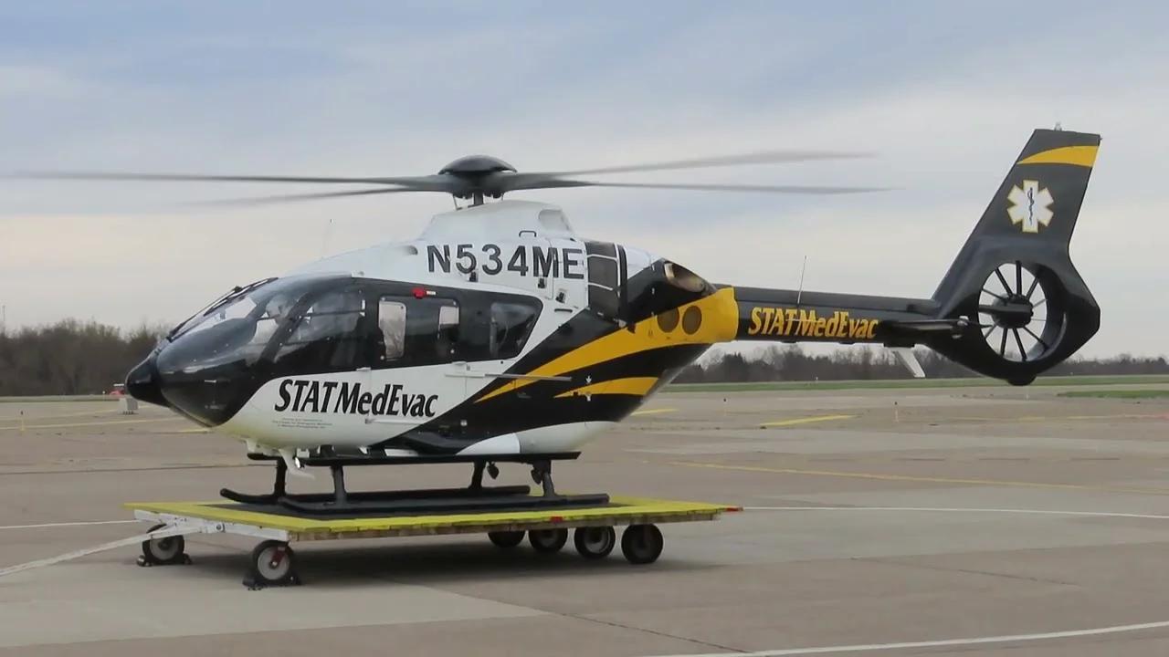 N534ME - STAT MedEvac 14 Taking Off