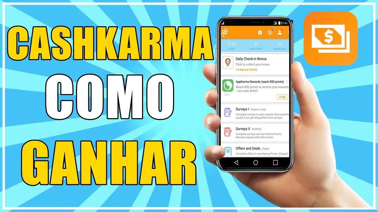 CASHKARMA como funciona e como ganhar dinheiro Em Dólar