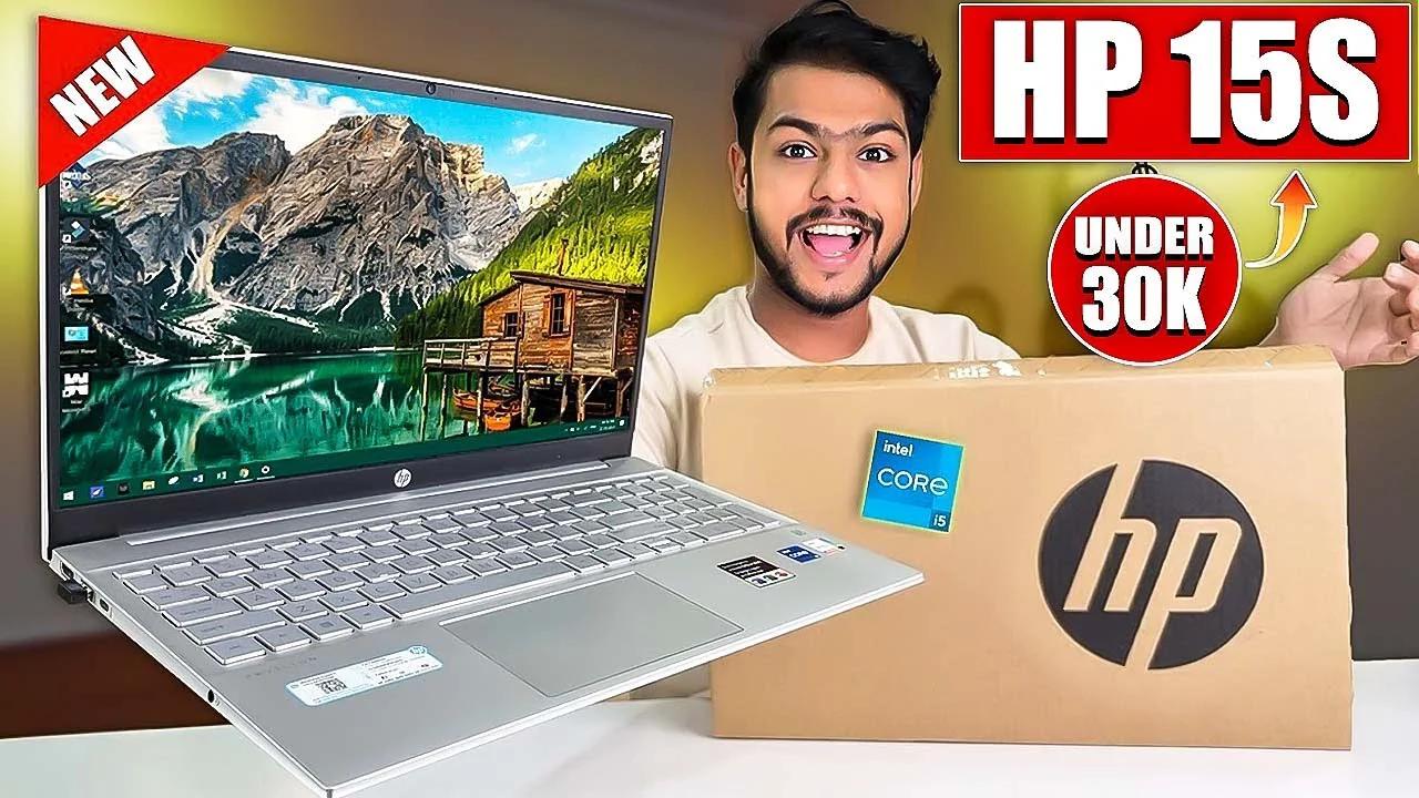 HP 15s Laptop Unboxing 2024 | Best Laptop Under 30k | Gaming Test | Hp ...