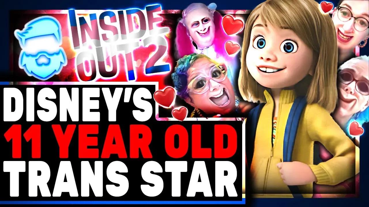Disney BLASTED For 11 Year Old "Trans" Star For Kids Movie Inside Out 2 ...