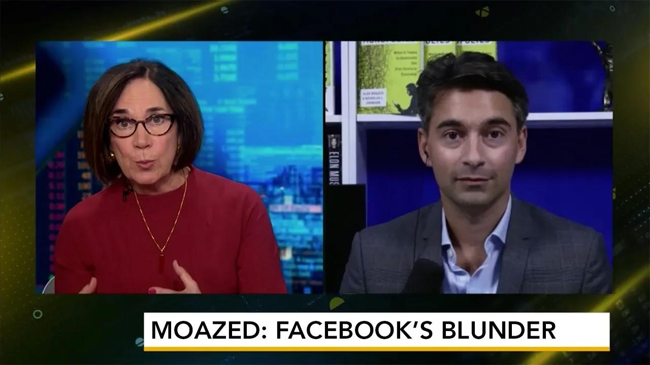 Alex Moazed on Bloomberg TV | Facebook's Future, Earnings Q3 2021