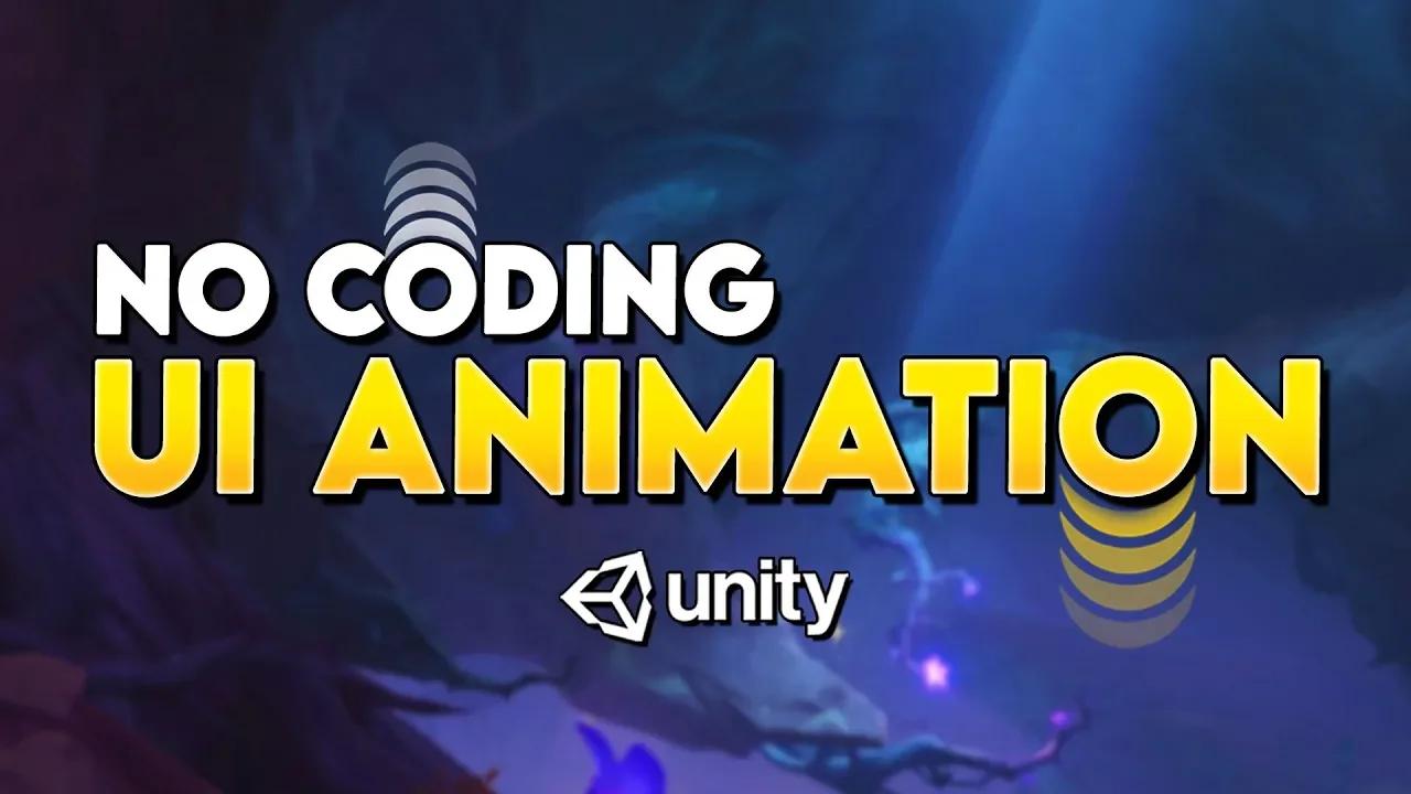 UI Fade In animation in Unity with NO CODING! (Auto UI Animation)