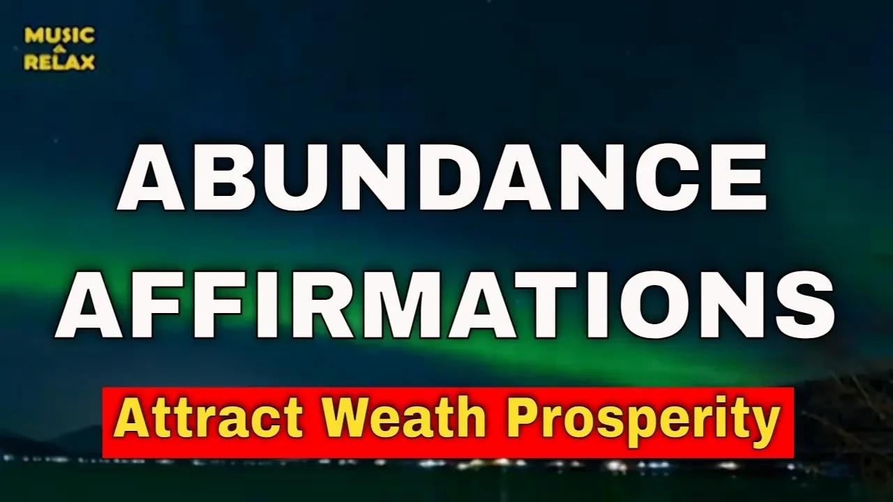 Affirmations Abundance Prosperity, Wealth Prosperity Abundance ...