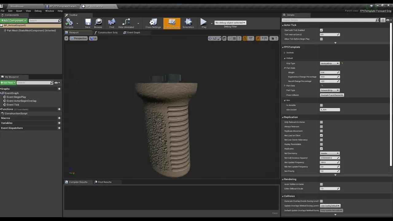 Unreal Engine Ultimate Fps System Plugin Tutorial 8 Forward Grips