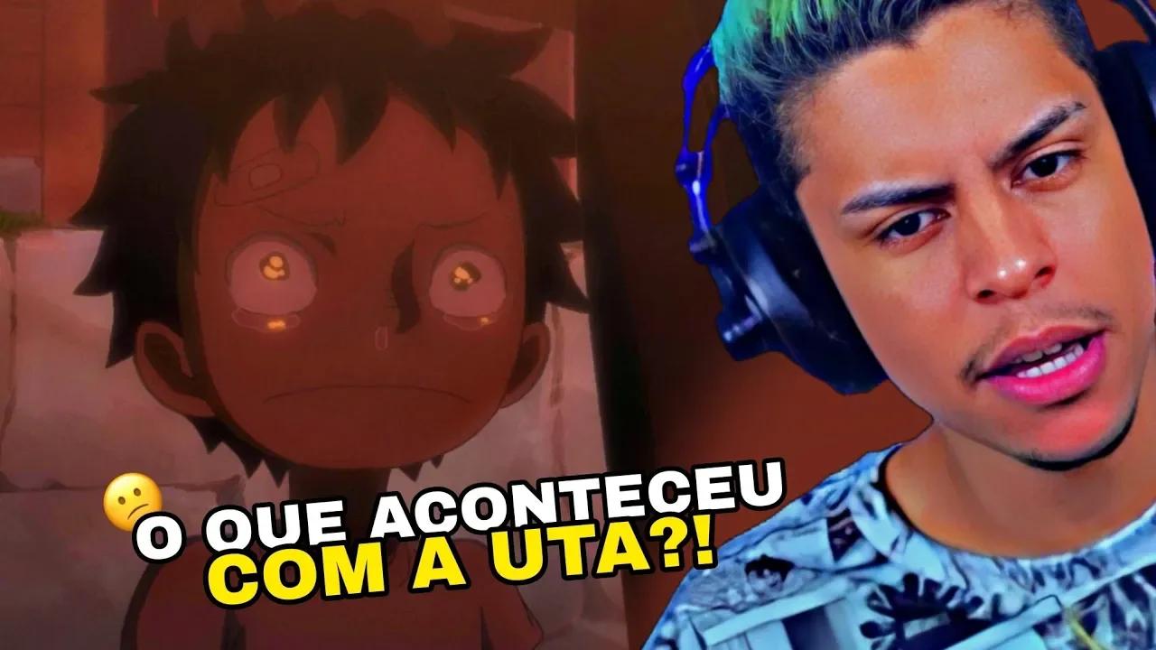JOUNIN REACT - LUFFY CHORANDO APÓS SABER QUE UTA NÃO VOLTOU! | One ...