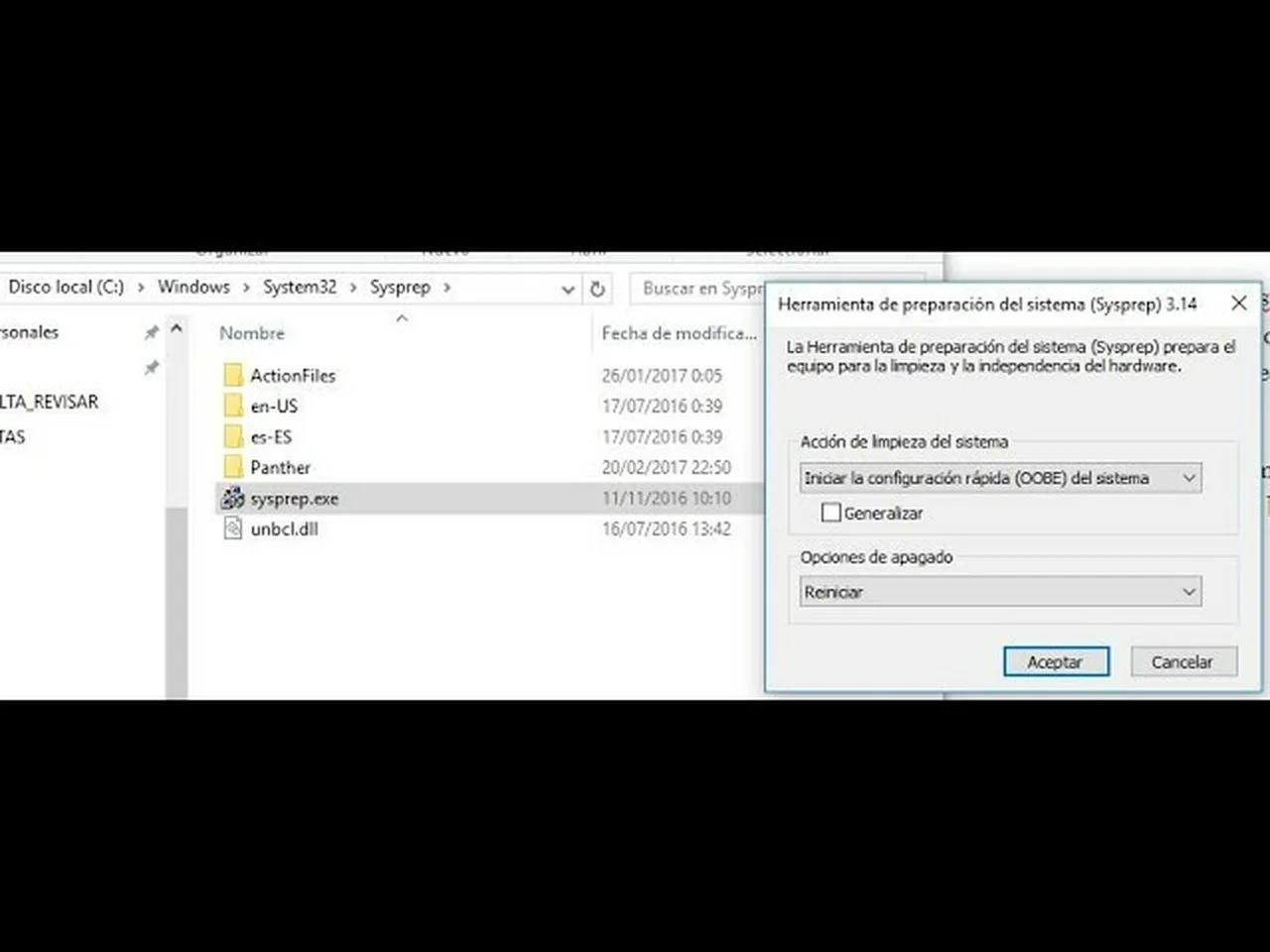 Instalación de una Imagen ISO de Windows 10 creada con Sysprep