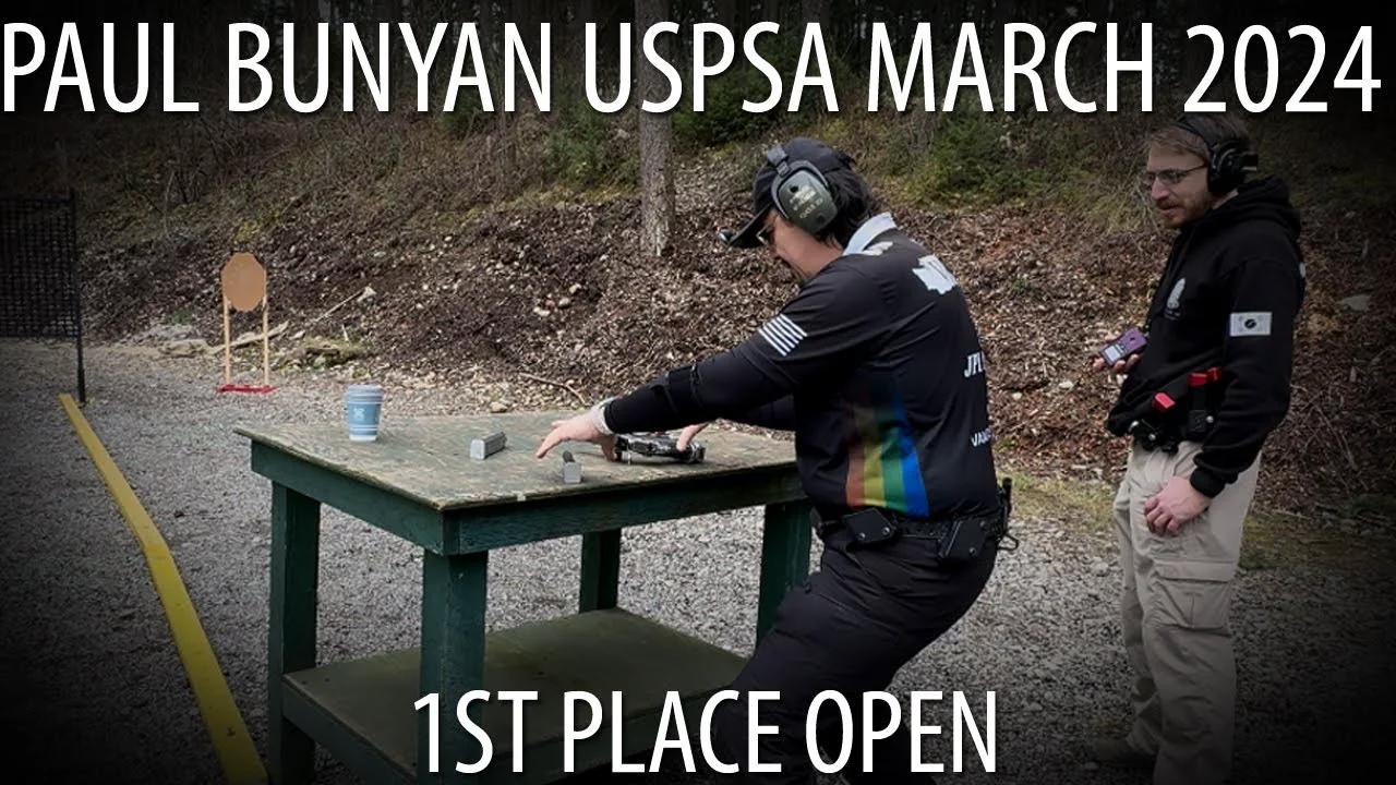 Paul Bunyan USPSA 2024 - Open Division 1st Place