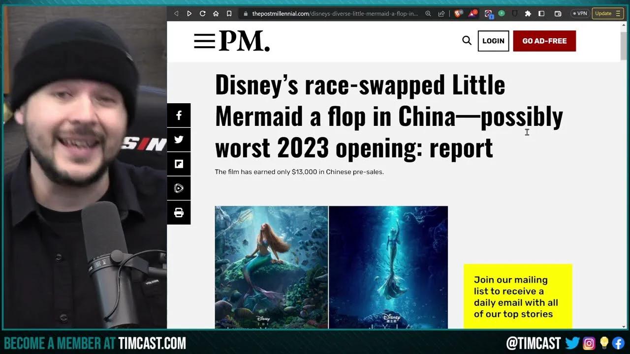 Race Swapped Little Mermaid FLOPS MISERABLY In China, Everyone Seems To ...