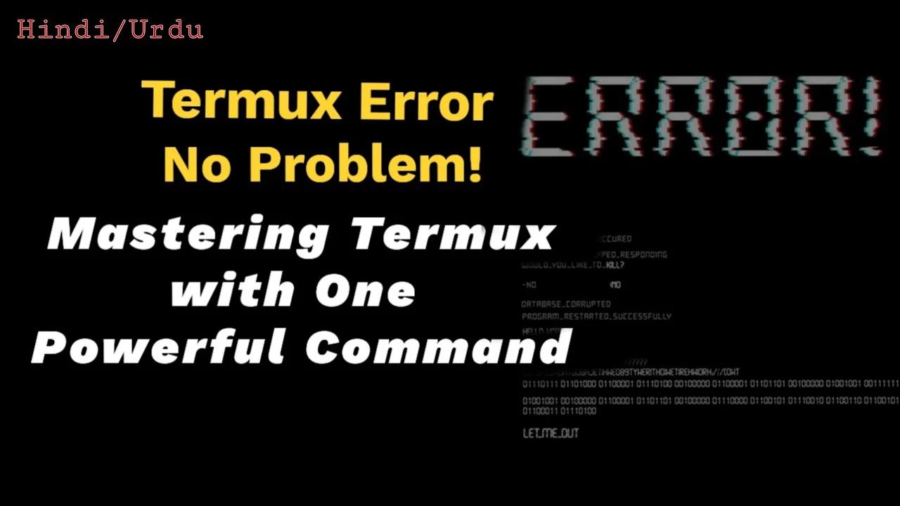 Termux Troubleshooter One Command To Fix All Errors