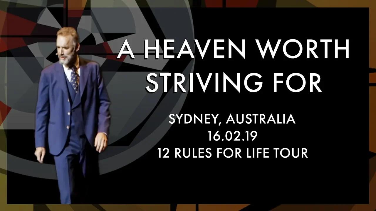 12 Rules for Life Tour - Sydney, Australia.