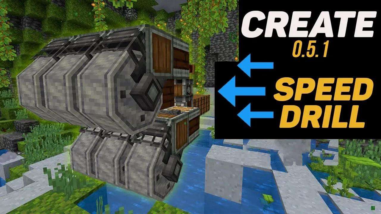 Create Roller-drill tutorial / guide 1.18.2 - 1.19.2 (minecraft java edition)