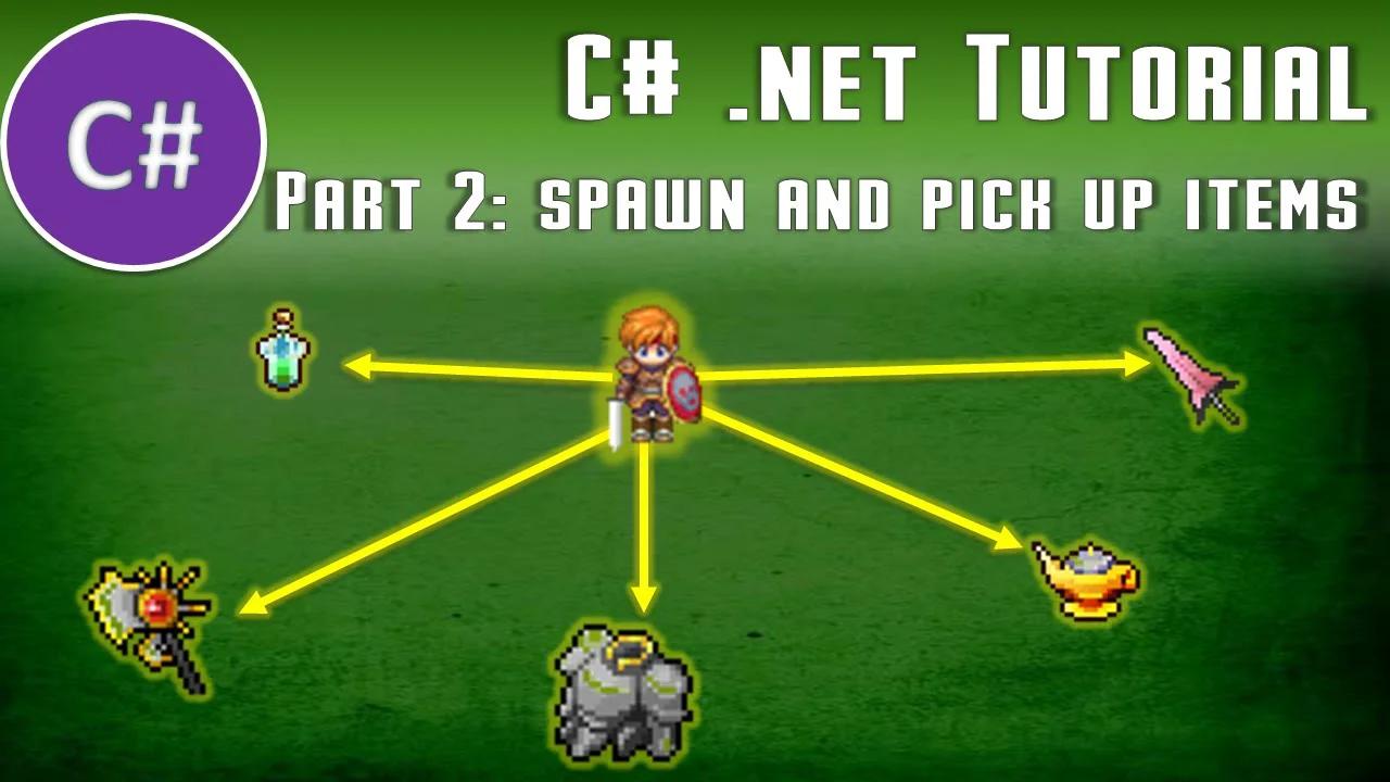 How To Spawn Random Game Items In 2d And Pick Them Up Using Collision