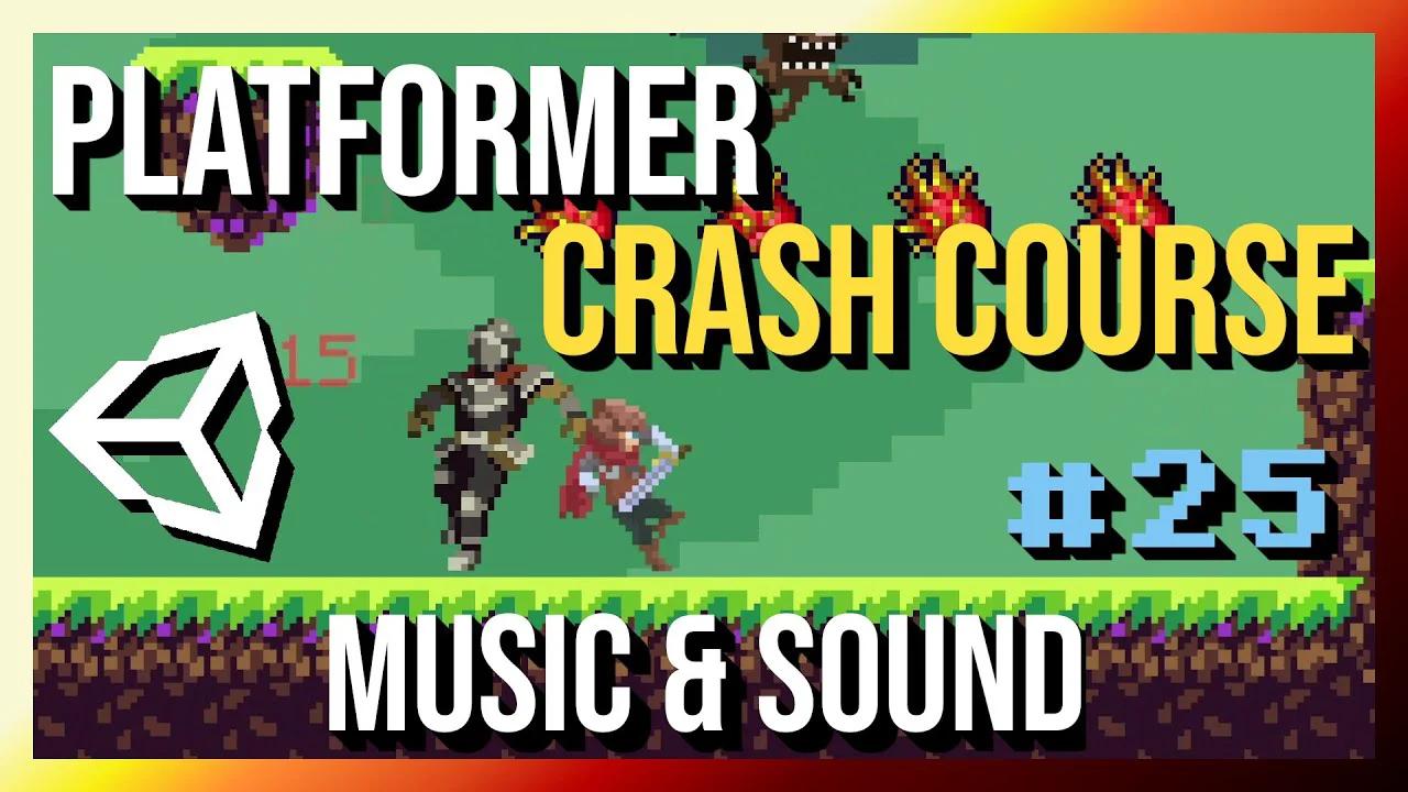 Play Sound Effects and Music - 2D Platformer Crash Course in Unity 2022 (Part 25)