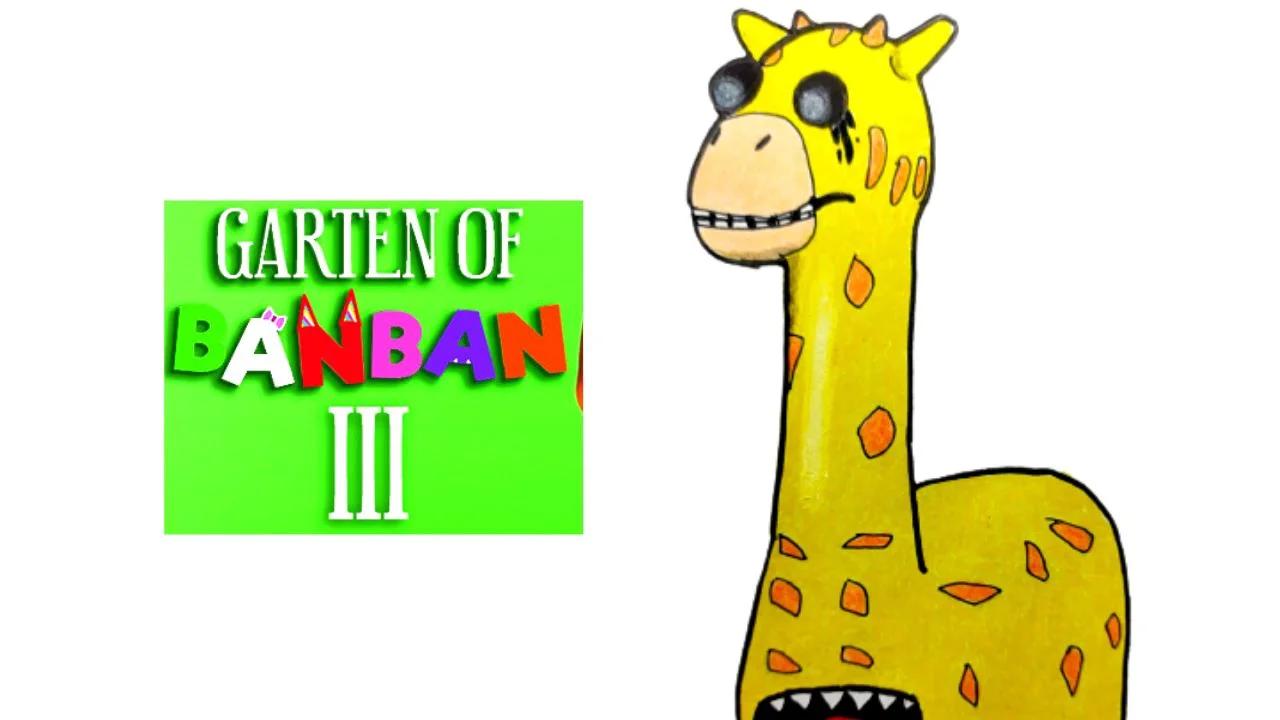 Cómo DIBUJAR a🦒GIRAFFE MELMAN (Jirafa) de GARTEN of BANBAN 3 / How to ...